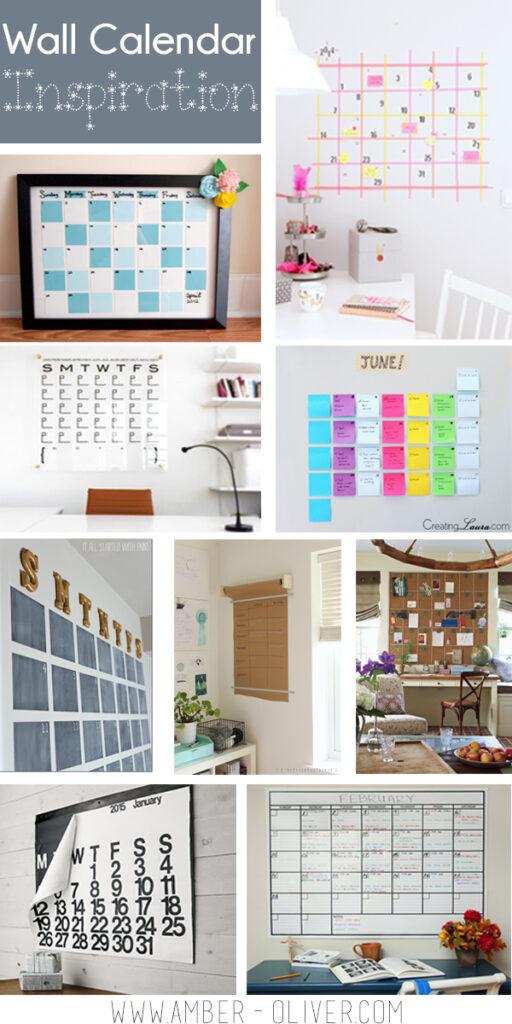 Wall Calendar Inspiration - Amber Oliver