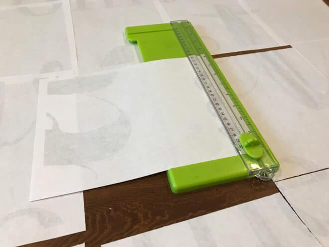 How To Transfer Printed Letters to Wood