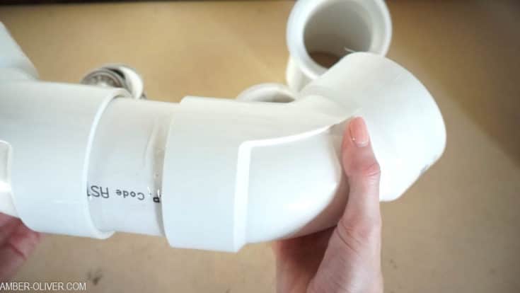 How to Make DIY Lighted PVC Candy Canes - Amber Oliver