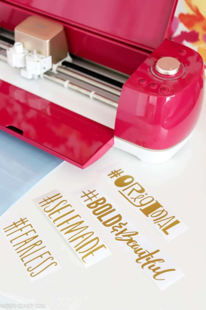 DIY Mirror Decals - Amber Oliver