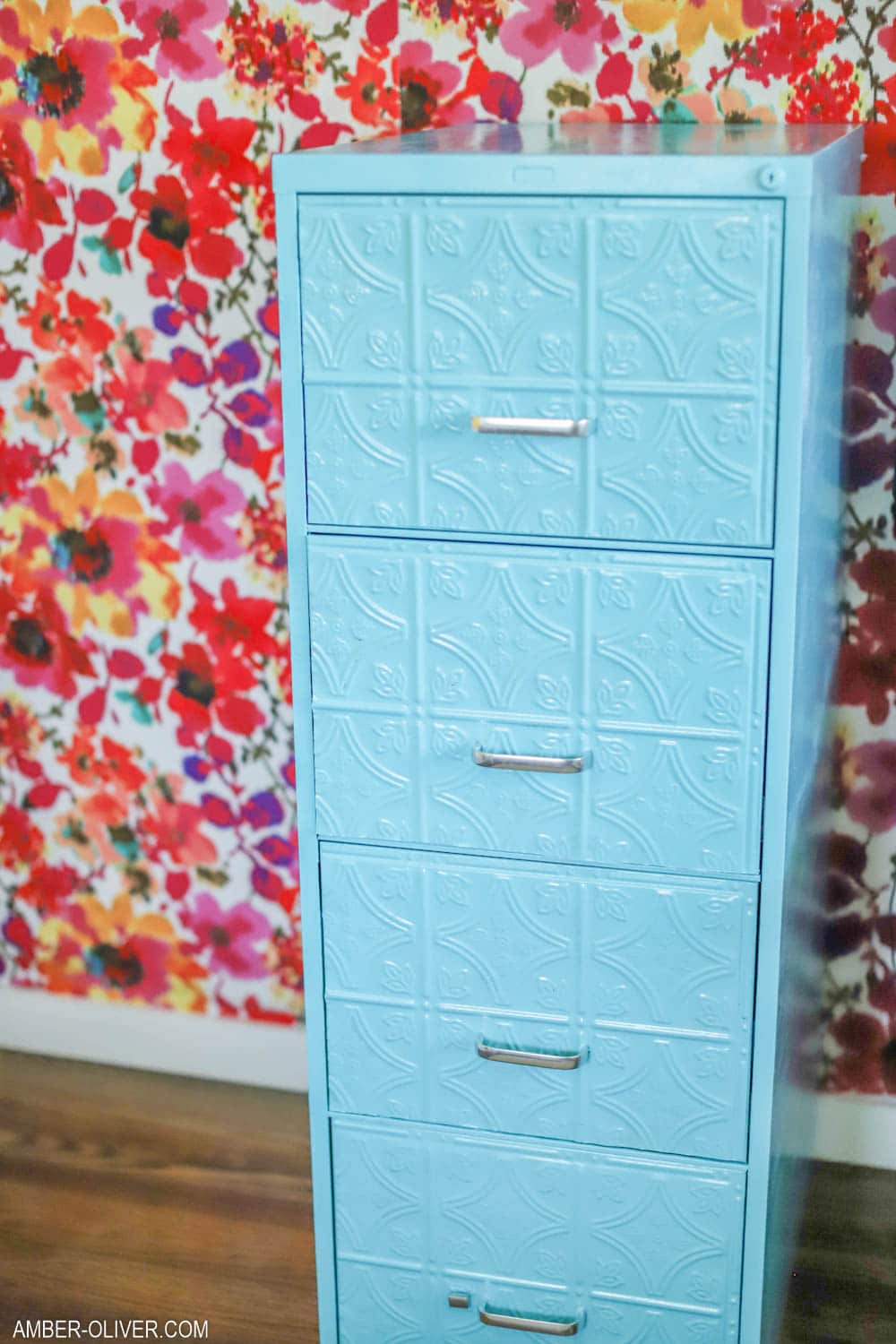 DIY File Cabinet Makeover - Amber Oliver