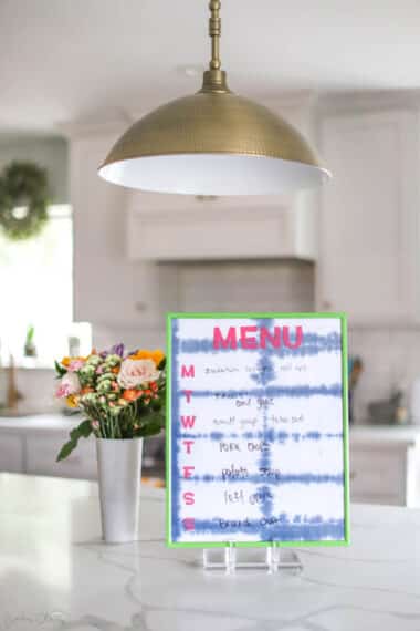 Thrifted Home Decor: DIY Kitchen Menu Board