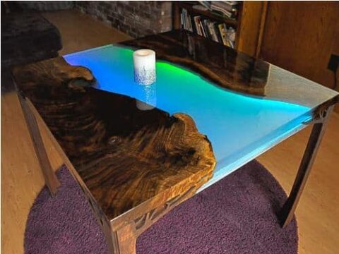 19 DIY Epoxy Resin Tables to Make (And some to Buy!)