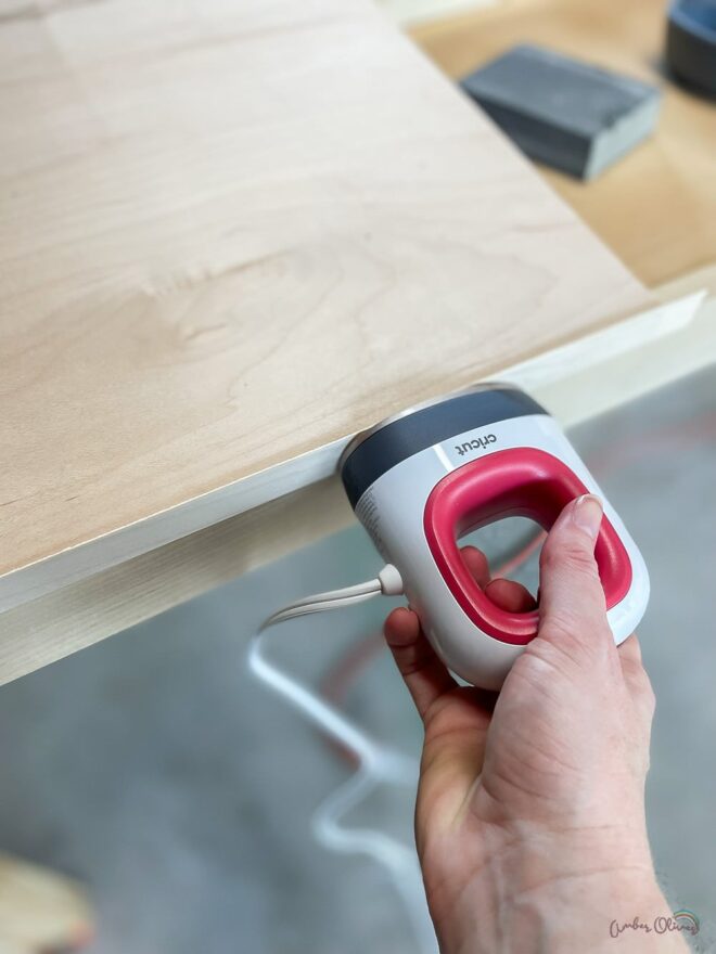 How to Apply Plywood Edge Banding - Amber Oliver