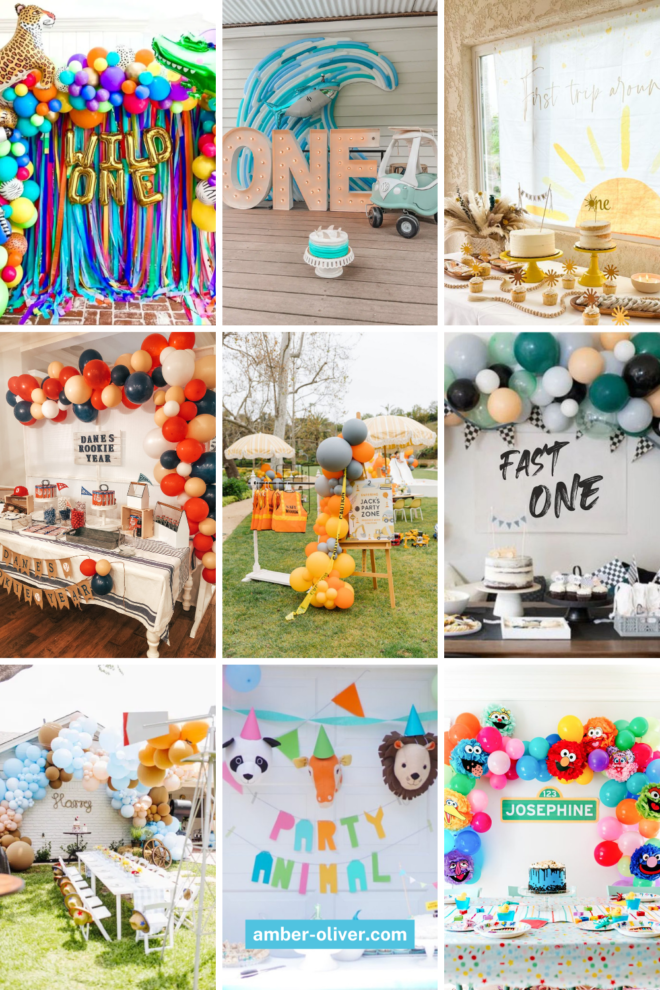 First Birthday Party Ideas for Baby Boys