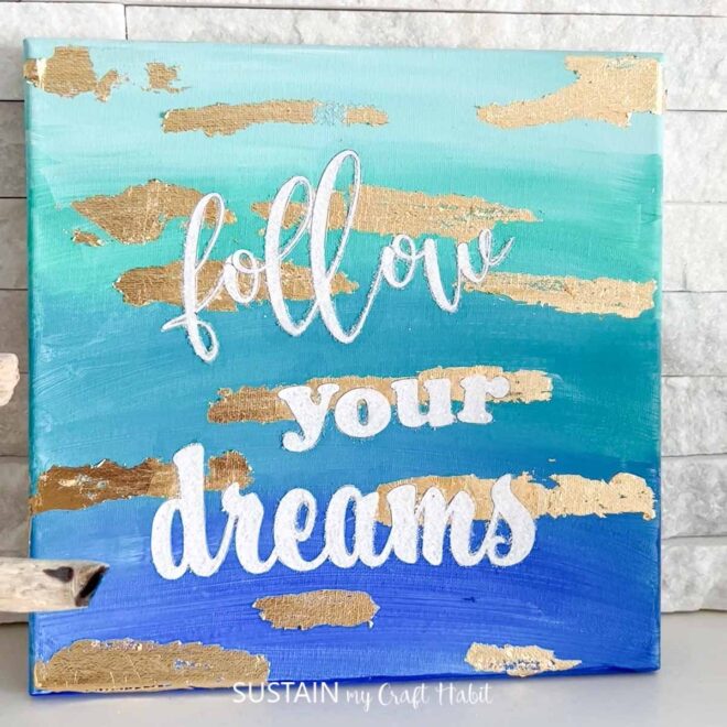 Canvas Wall Art Ideas DIY - Amber Oliver